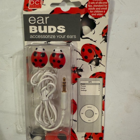 Other | Ladybug Earbuds With Silicone Tips | Poshmark